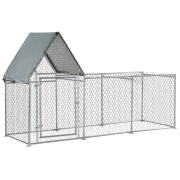 PawHut Galvanized Steel Chicken Run με κάλυμμα Oxford, 302x107x172cm ...