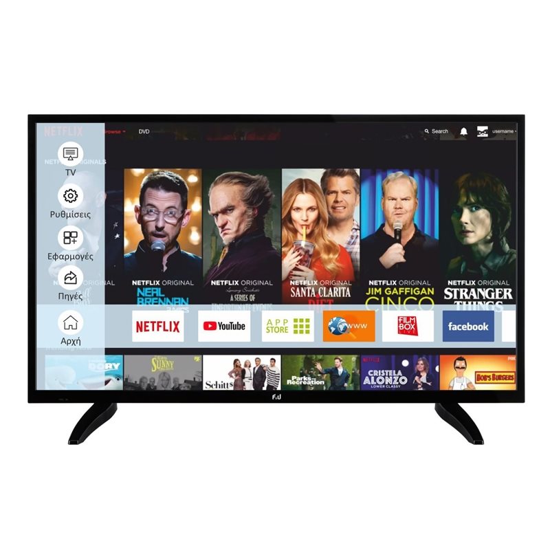 F&U Smart TV 39" HD HD FLS39203 | allSmart