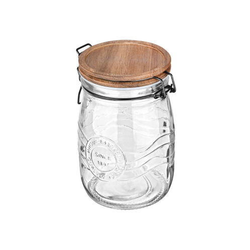 Estia Δοχειο Αποθηκευσησ Allure Γυαλινο 1000ml Με Κλιπ Καπακι 01-23904 ...