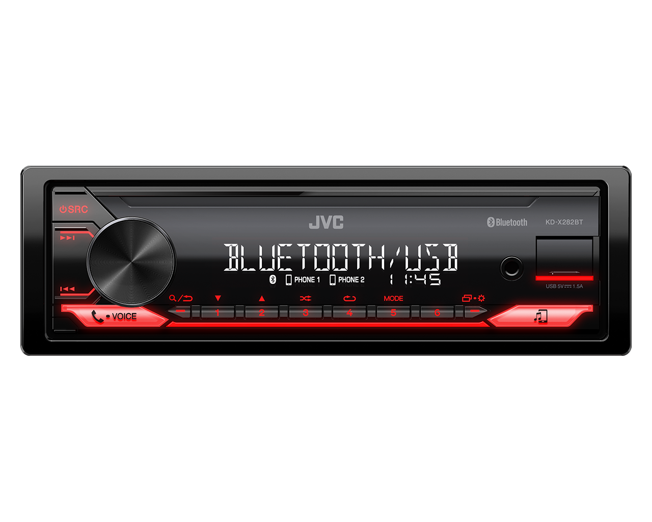 JVC R-USB RED COLOR BT KD-X282BT | allSmart