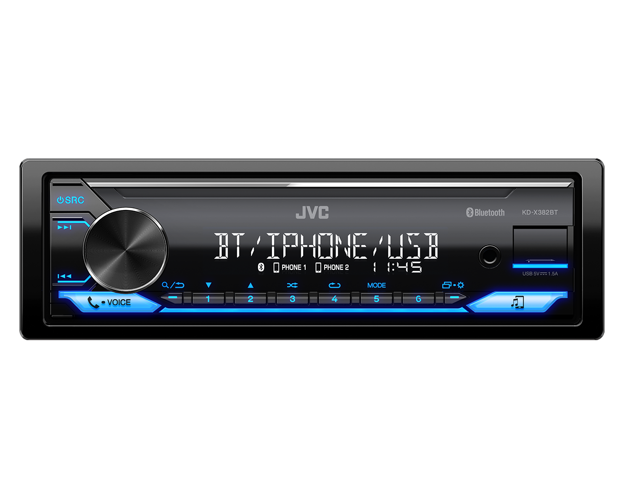 JVC R-USB BLUE COLOR KD-X382BT | allSmart