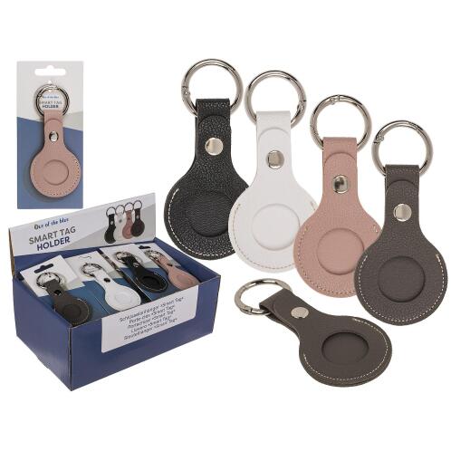 SMART MARKET Μπρελόκ Κλειδιών Με Θήκη Για Smart Tag Δερματίνη/Μέταλλο ...