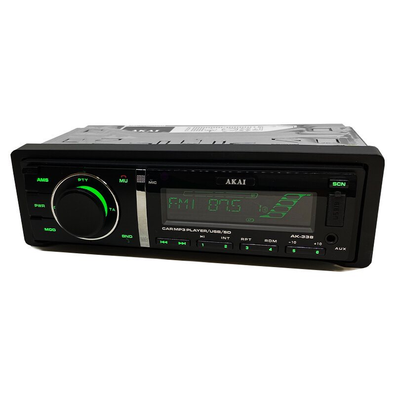 Akai AK-338 Ηχοσύστημα αυτοκινήτου με Bluetooth, USB, κάρτα SD, Aux-In ...