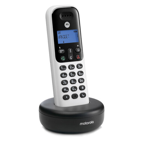 Motorola T501+ Άσπρο (Ελληνικό Μενού) Ασύρματο τηλέφωνο με ανοιχτή ...