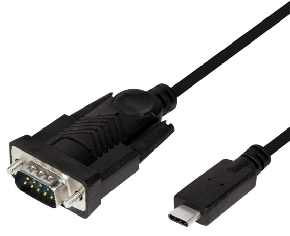 POWERTECH καλώδιο USB-C σε σειριακή RS-232 CAB-UC061 1.8m μαύρο | allSmart