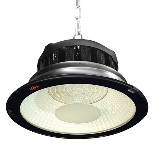 LIPER LED προβολέας LPHB-200D01 200W 19000lmn 6500K IP65 Φ34 μαύρος ...