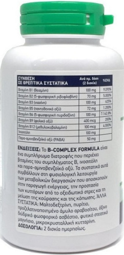 Doctor's Formulas B-Complex Formula Βιταμίνη για Ενέργεια, Μαλλιά και ...