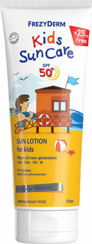 Frezyderm Αδιάβροχο Παιδικό Αντηλιακό Γαλάκτωμα Kids Sun Care για ...