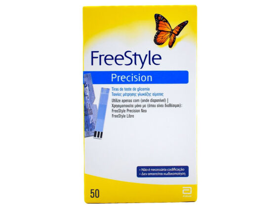 Abbott FreeStyle Precision Ταινίες Μέτρησης Σακχάρου 50τμχ | allSmart