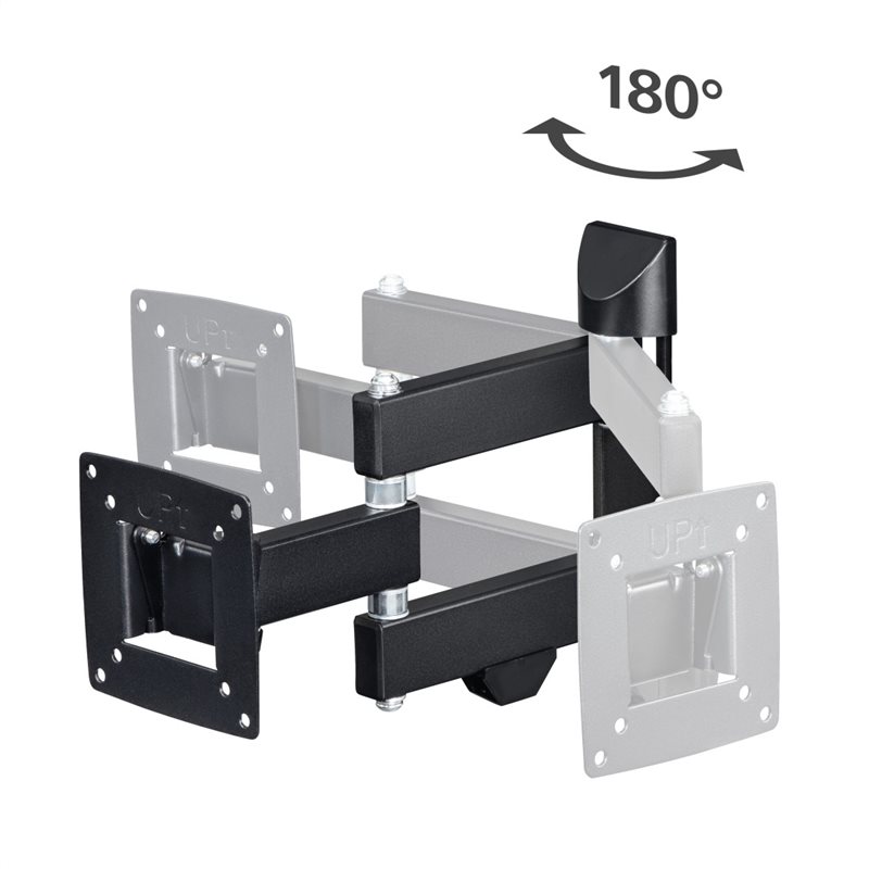 Hama FULLMOTION TV Wall Bracket, 1 Star, 100x100, 66 cm (26"), 2 arms ...