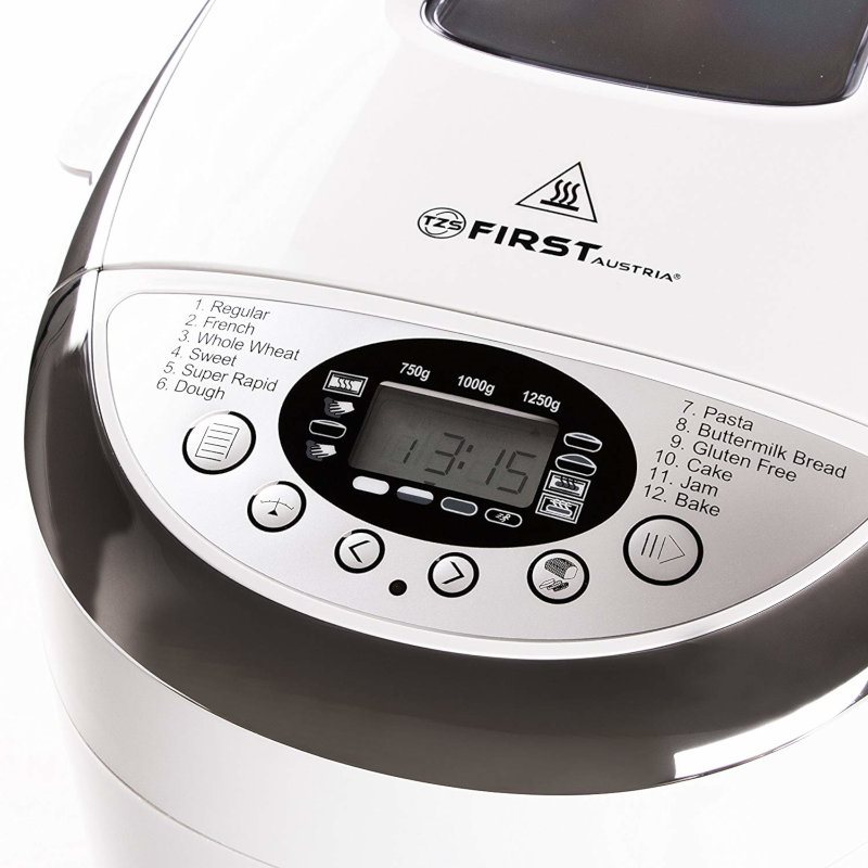 First Austria Αρτοπαρασκευαστής FA-5152-3 1250gr 850W | allSmart