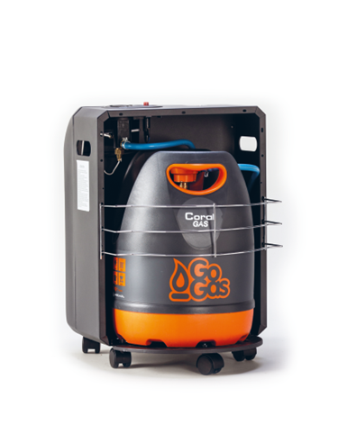 Coral Gas Σόμπα Υγραερίου Smart Thermo 4200W Γκρι | allSmart