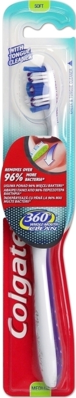 Colgate 360 Whole Mouth Clean Μαλακή Οδοντόβουρτσα | allSmart