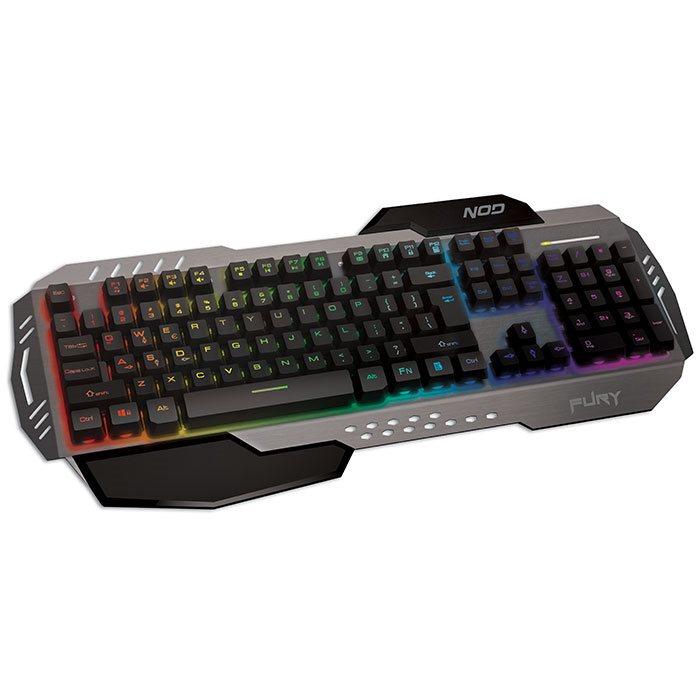 NOD Ενσύρματο gaming πληκτρολόγιο, με RGB LED οπίσθιο φωτισμό, NOD FURY ...